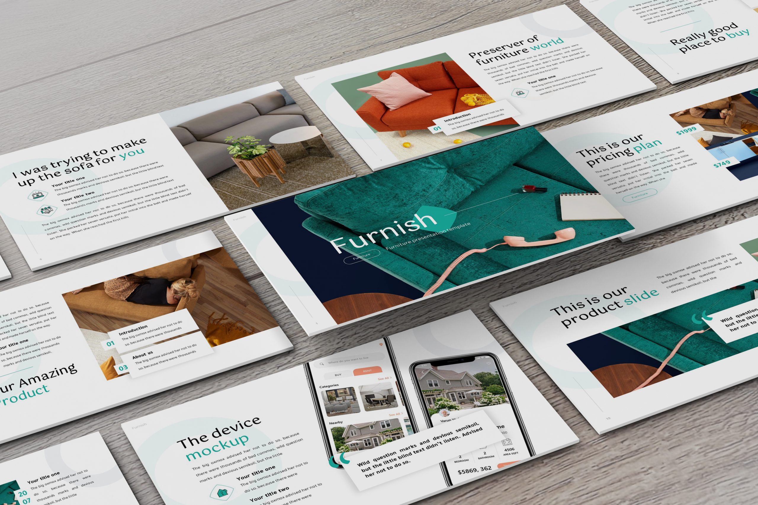 Furnish - Furniture Presentation Template | Slide Factory